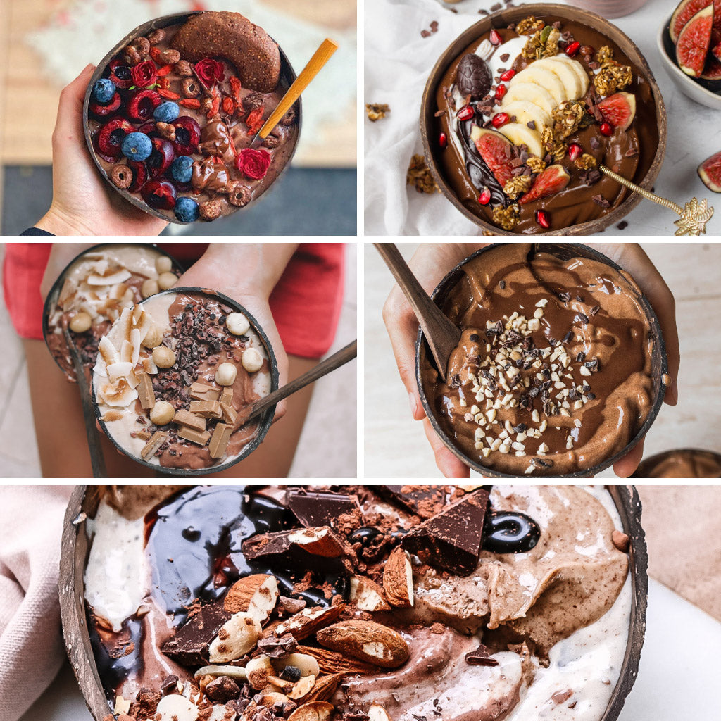 Five Choco Loco Coco Bowls – Coconut Bowls